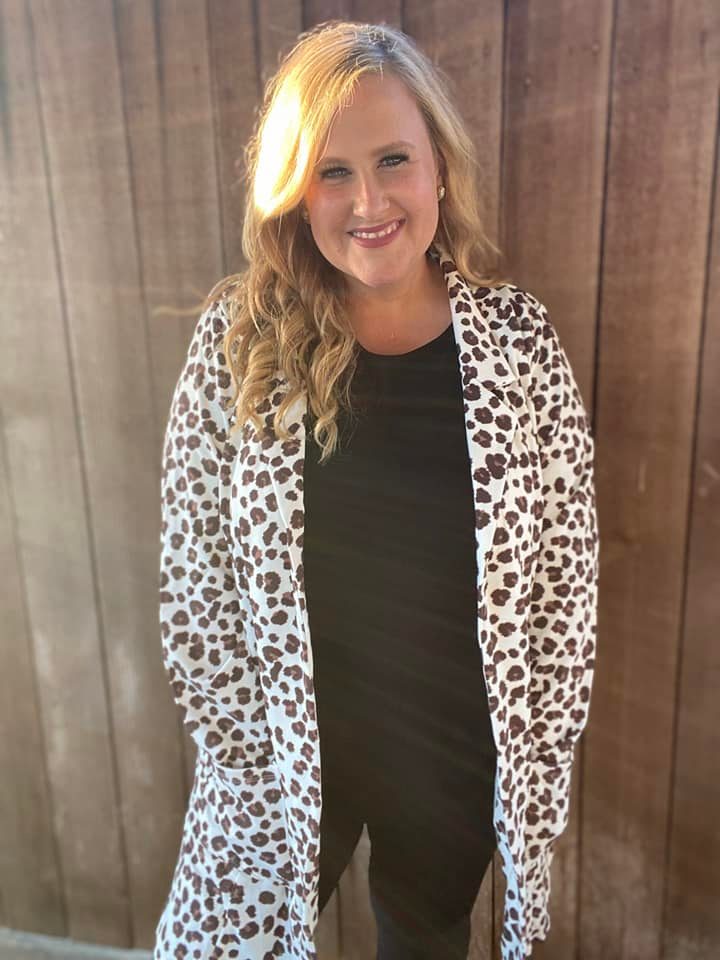 GWEN BLAZER - LEOPARD